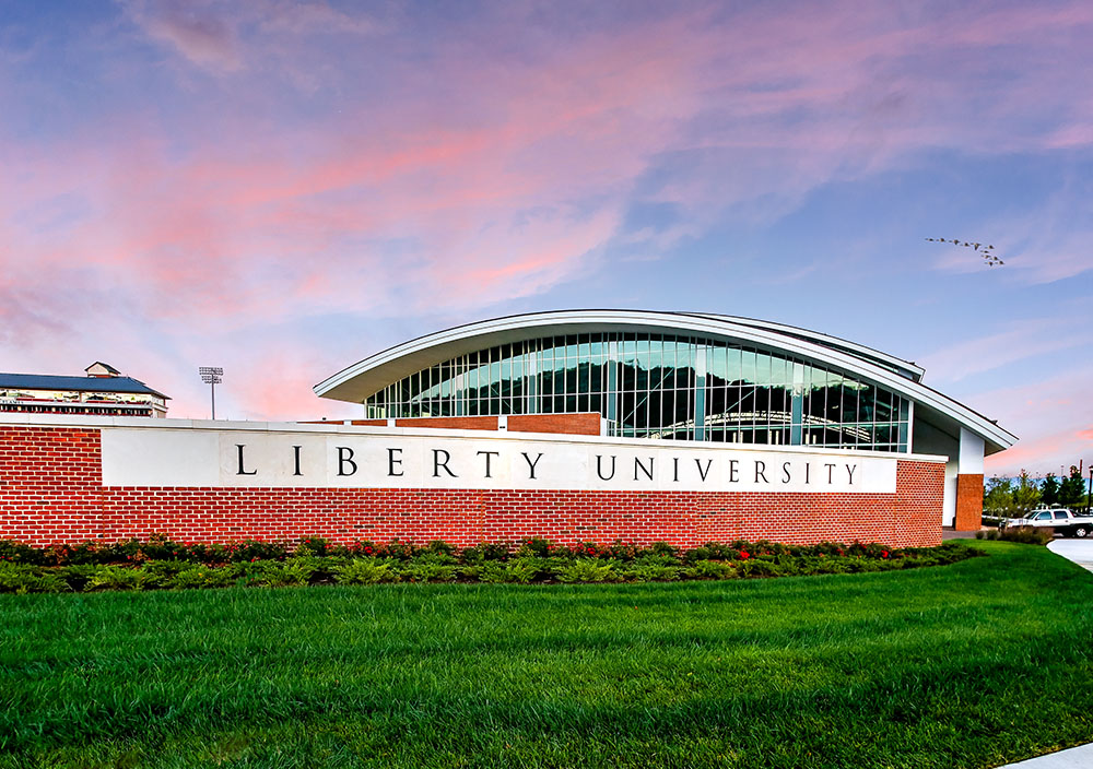 Liberty University Entrance Sign - MH Masonry & Associates