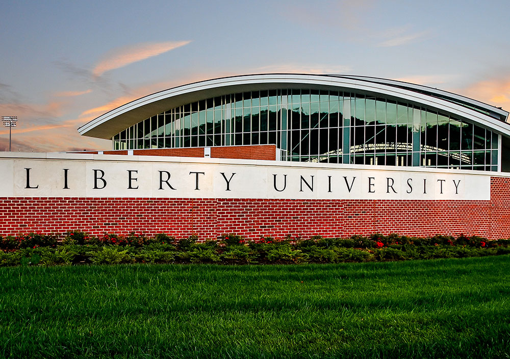 Liberty University Entrance Sign - MH Masonry & Associates
