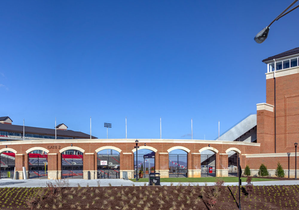Liberty University Williams Football Stadium - MH Masonry & Associates