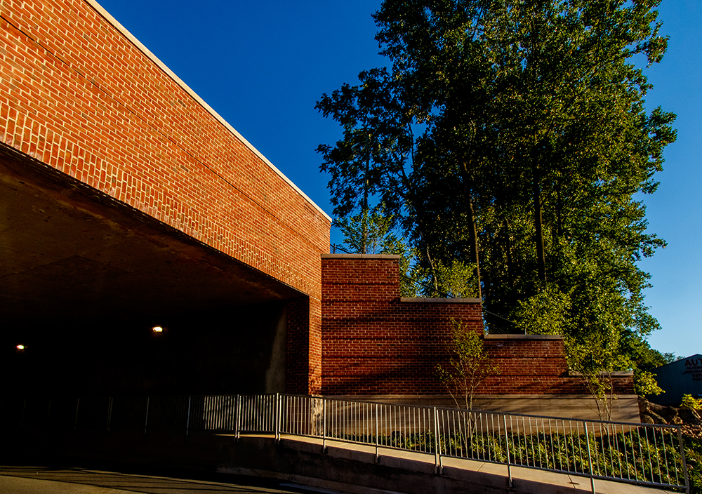 Liberty University LU Tunnel and Entrance Sign - MH Masonry & Associates