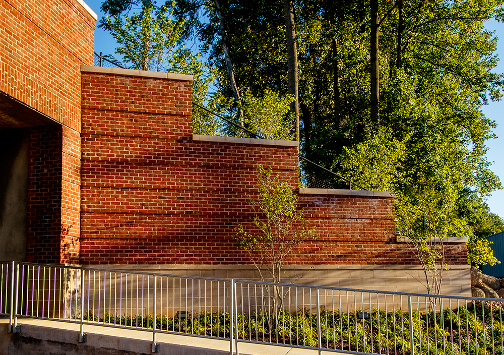 Liberty University LU Tunnel and Entrance Sign - MH Masonry & Associates